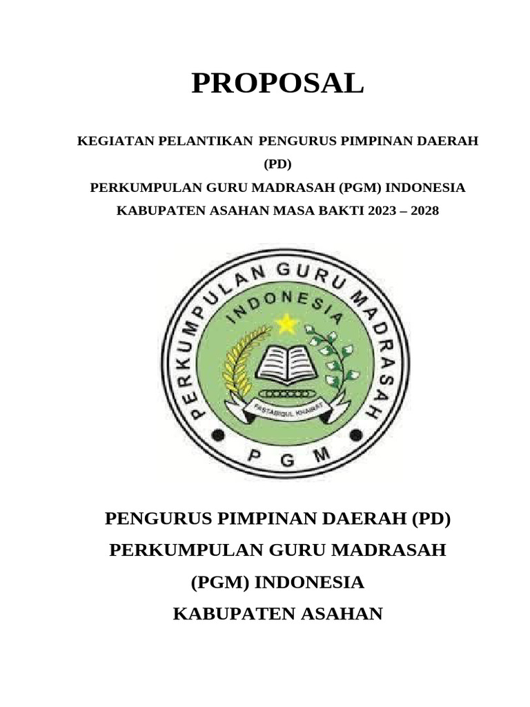 Proposal Lengkap Ok | PDF