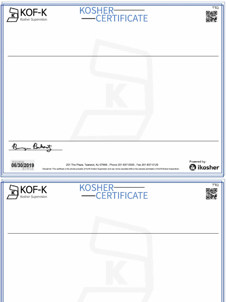 Kosher | PDF