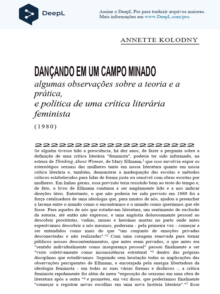 Kolodny - Dancing - Through - The - Minefield PT | PDF