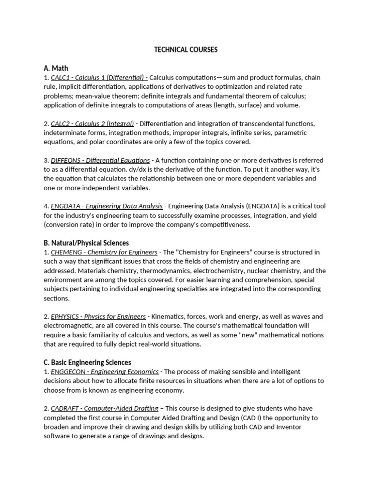 Mechanical Engineering Subject | PDF