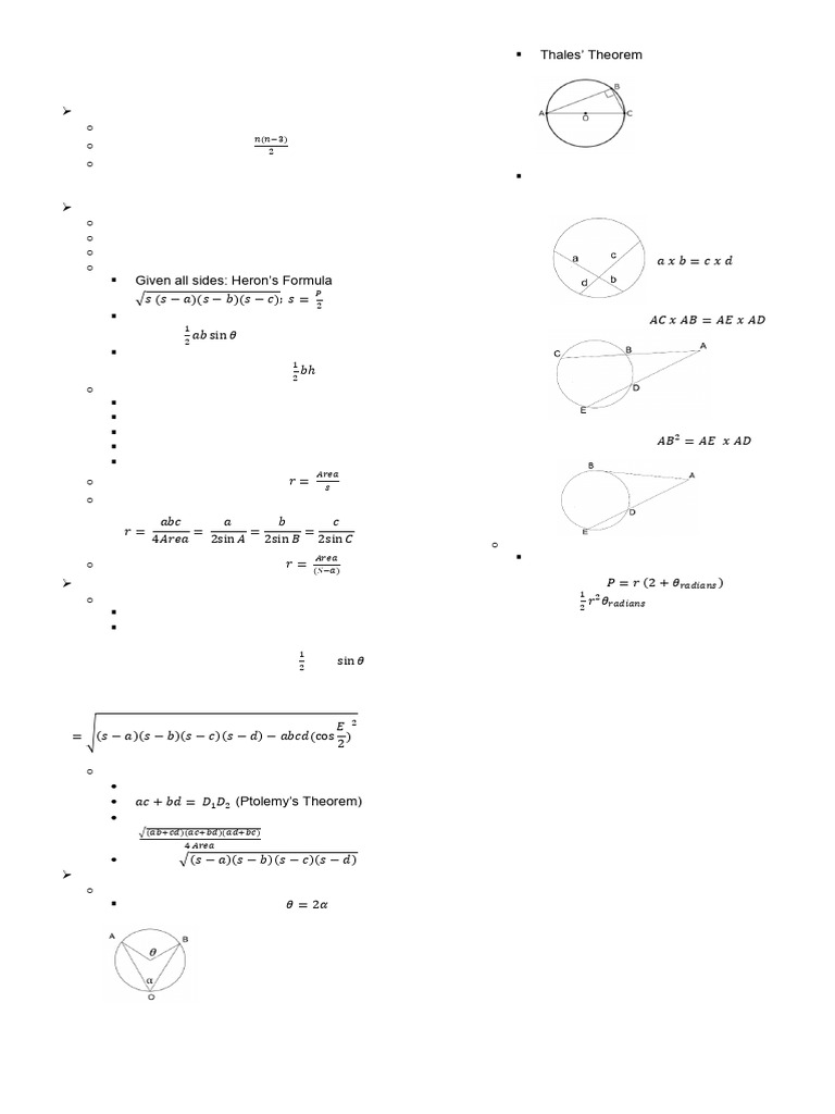 Review Module Plane Geometry | PDF