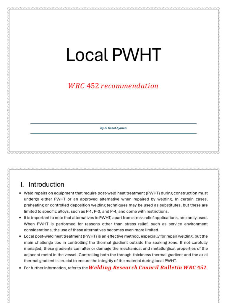 Post Weld HT | PDF | Heat Treating | Welding