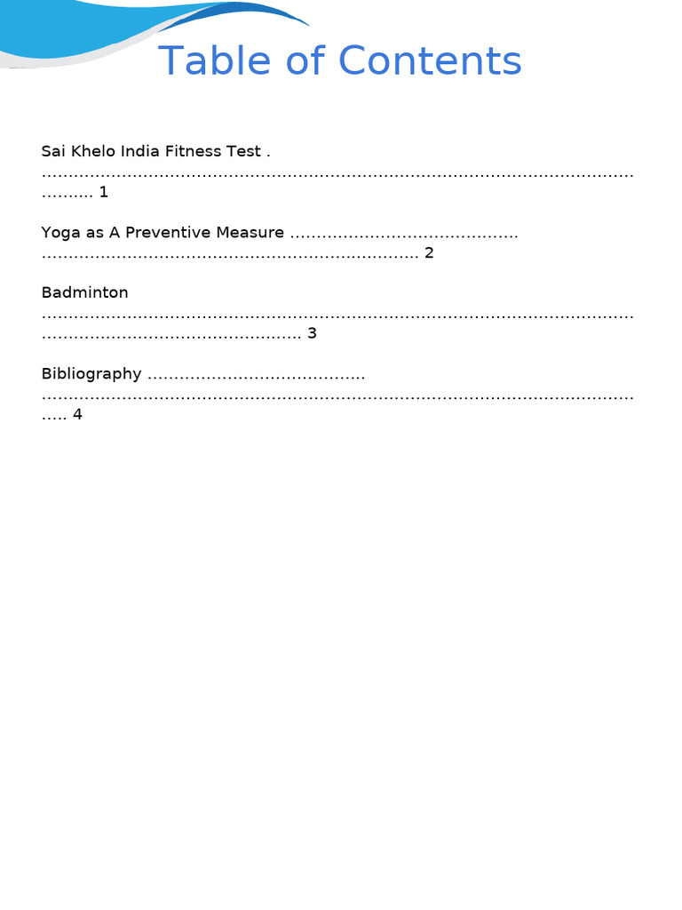 Physical Education Project File | PDF