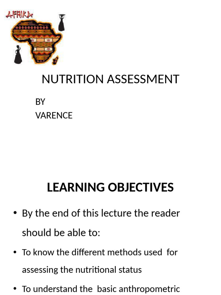 Nutritional Assessment | PDF