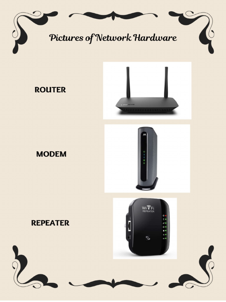 Pictures of Network Hardware | PDF