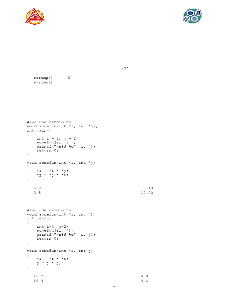 CSC 101 Finals Exam - Questions - 1stSemSY2013-2014 | PDF