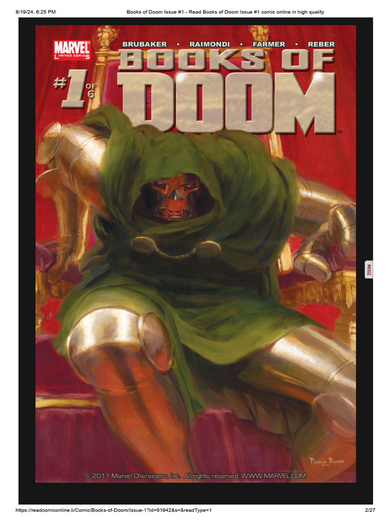 Books of Doom 1 (DR - Doom Comics) | PDF