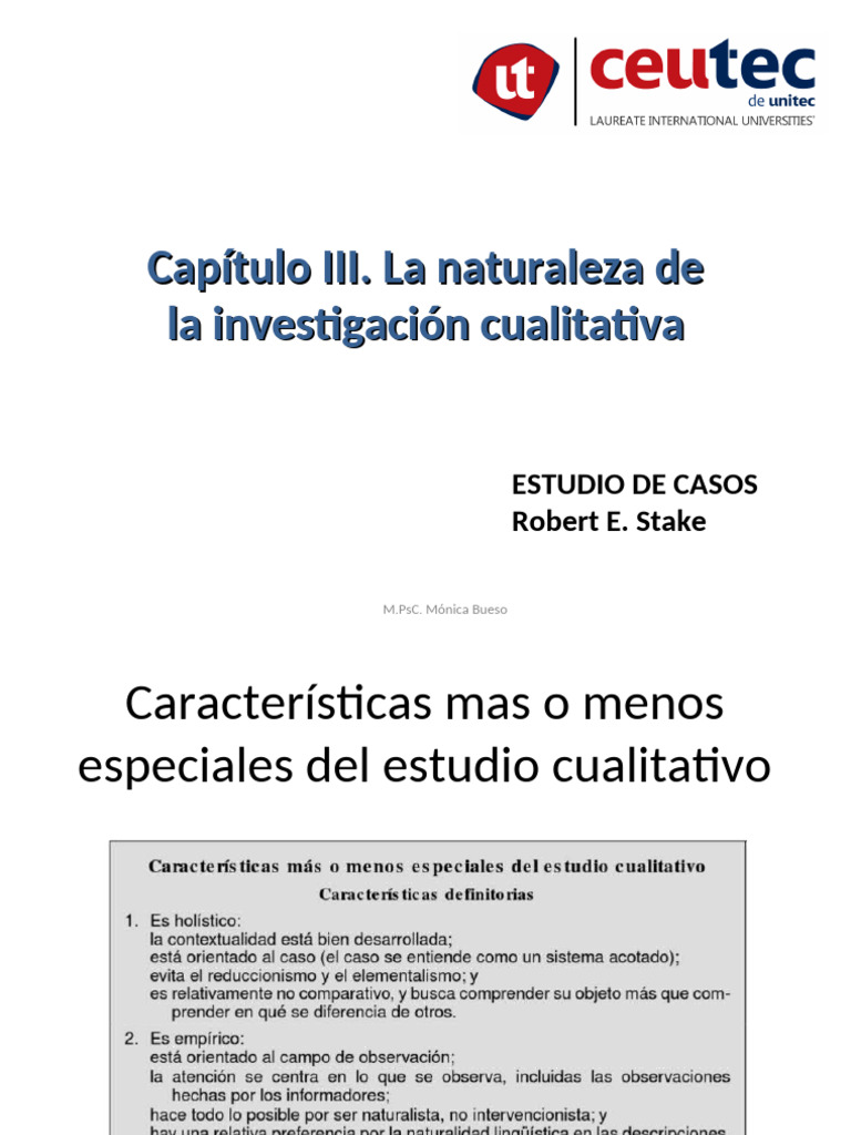 Cap. 3 Investigacion Cualitativa-Estudio de Casos-Sem3 | PDF