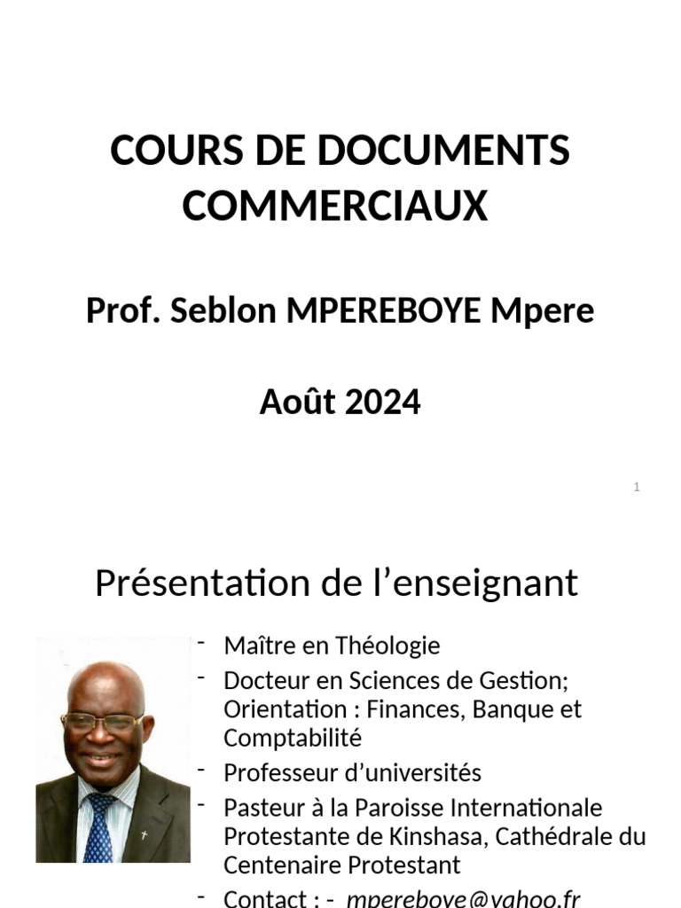 Documentations Commerciaux | PDF