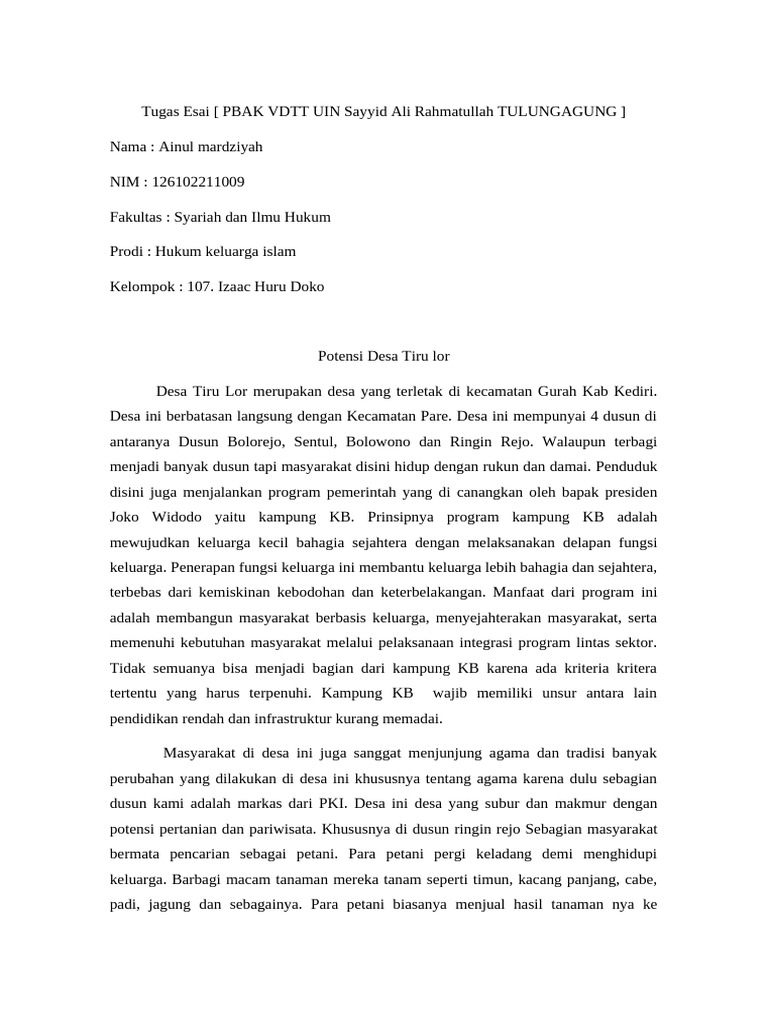 Izzac Huru Doko - Ainul Mardziyah | PDF