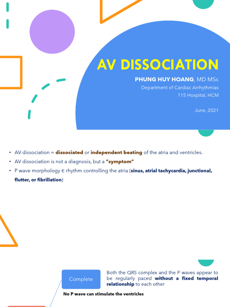 Atrioventricular Dissociation | PDF