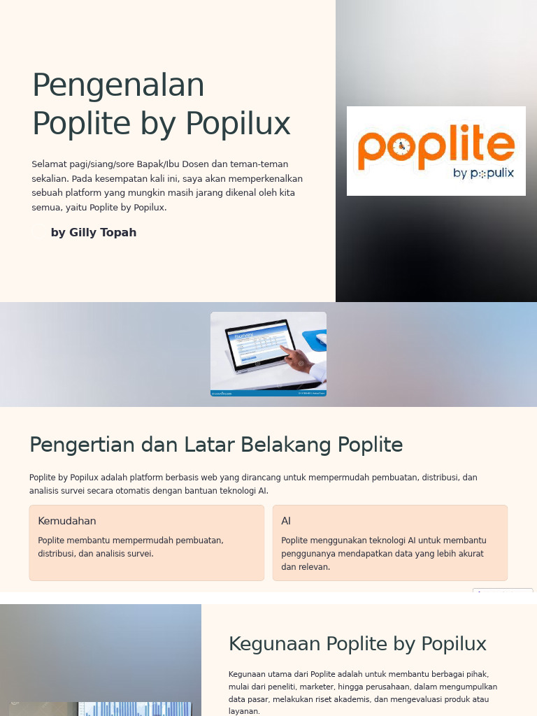 Kegunaan Poplite oleh Popilux | PDF