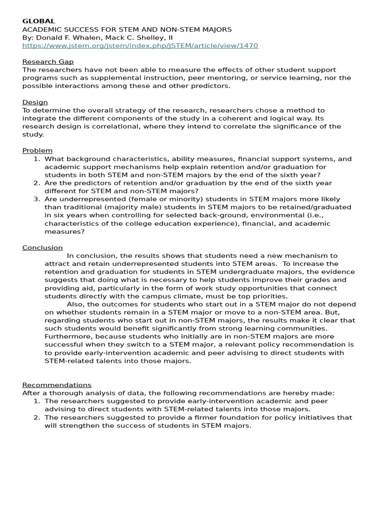 Global National RRL | PDF