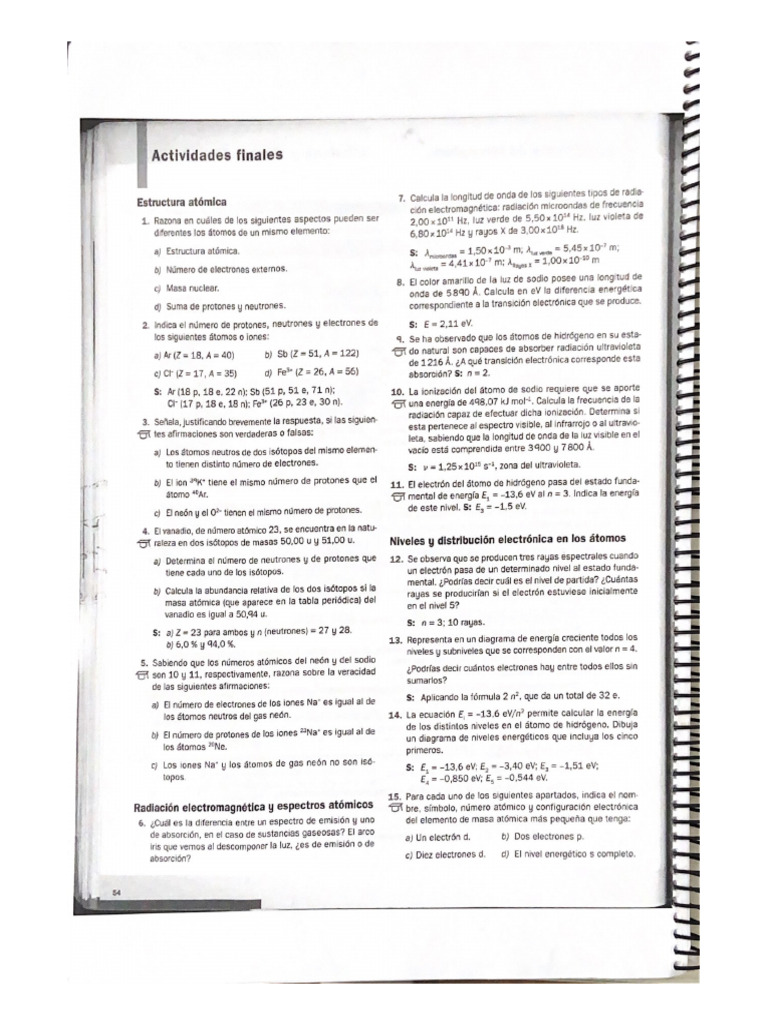 Actividades Finales | PDF