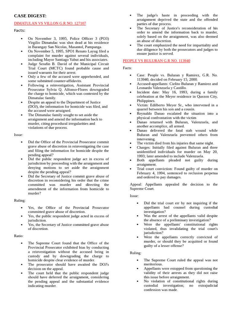 Case Digest Law | PDF