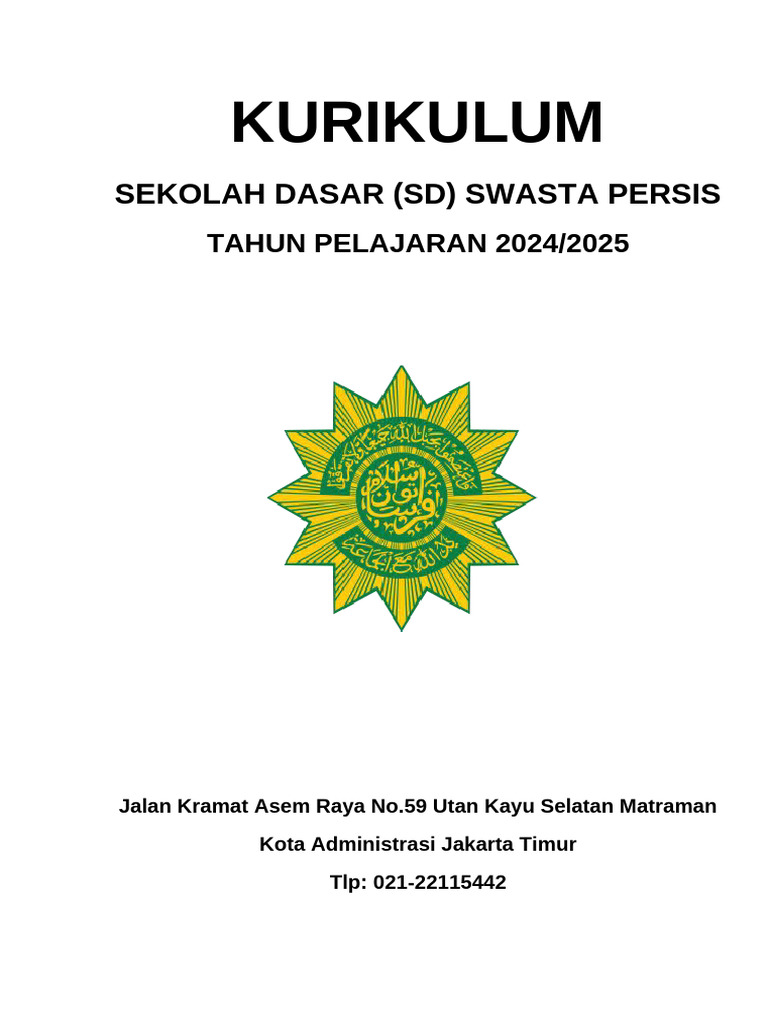 Kurikulum - Merdeka Umum 2024 | PDF