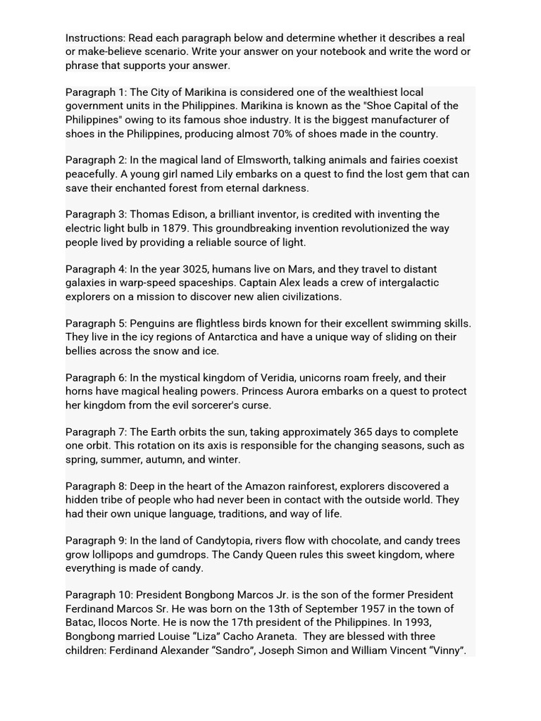 Week 3 English Worksheet | PDF