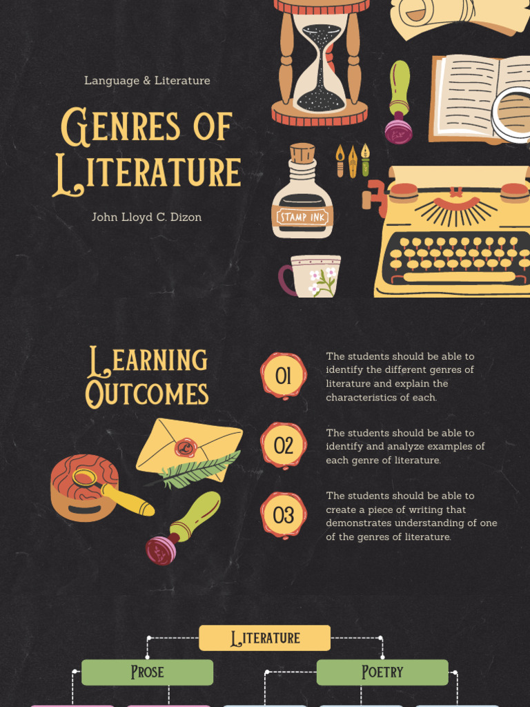 Genres of Literature Presentation | PDF