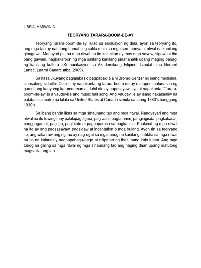 E212 IS 102A GAWAIN 2 Teorya NG Wika | PDF