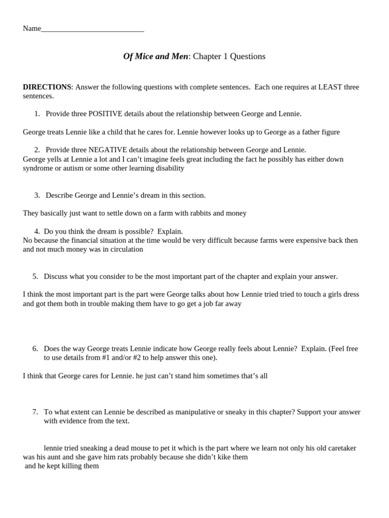 OMAM CH 1 DQs | PDF