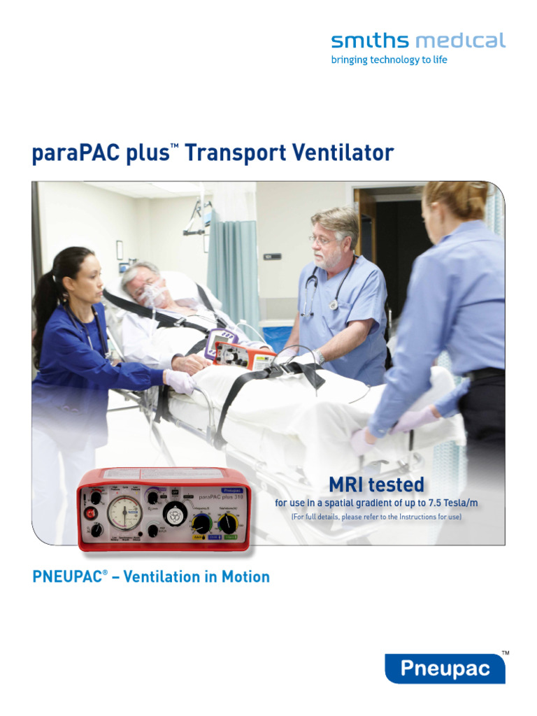Smiths Medical Pnuepac paraPAC Plus Brochure | PDF