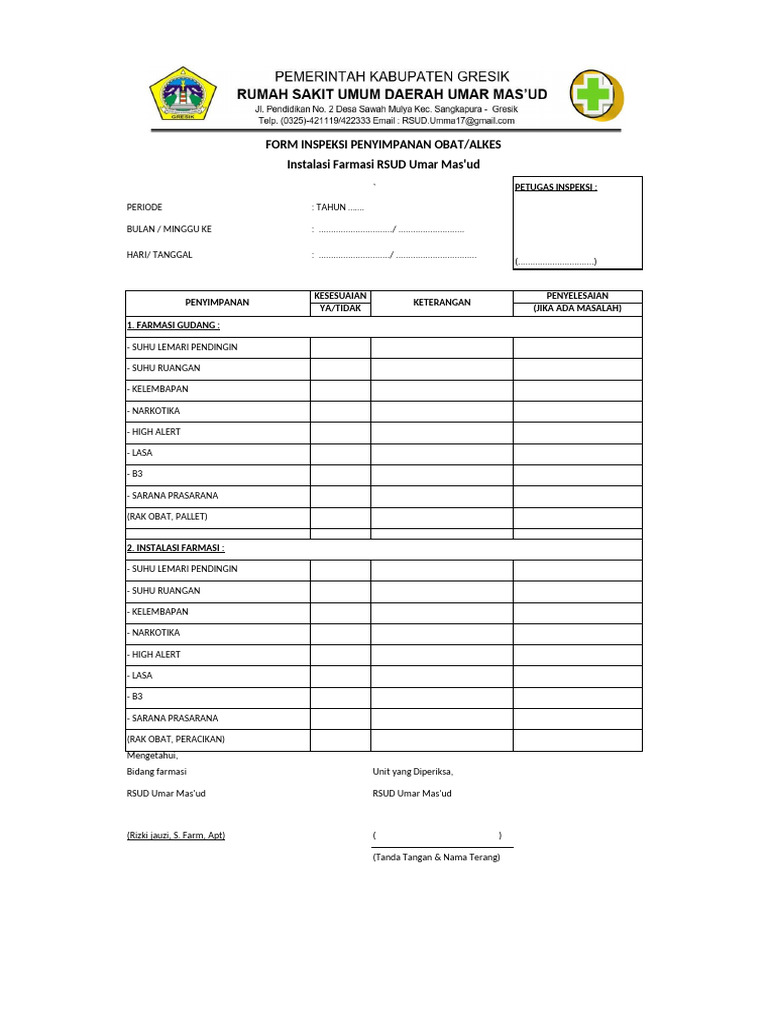 FORM Supervisi | PDF