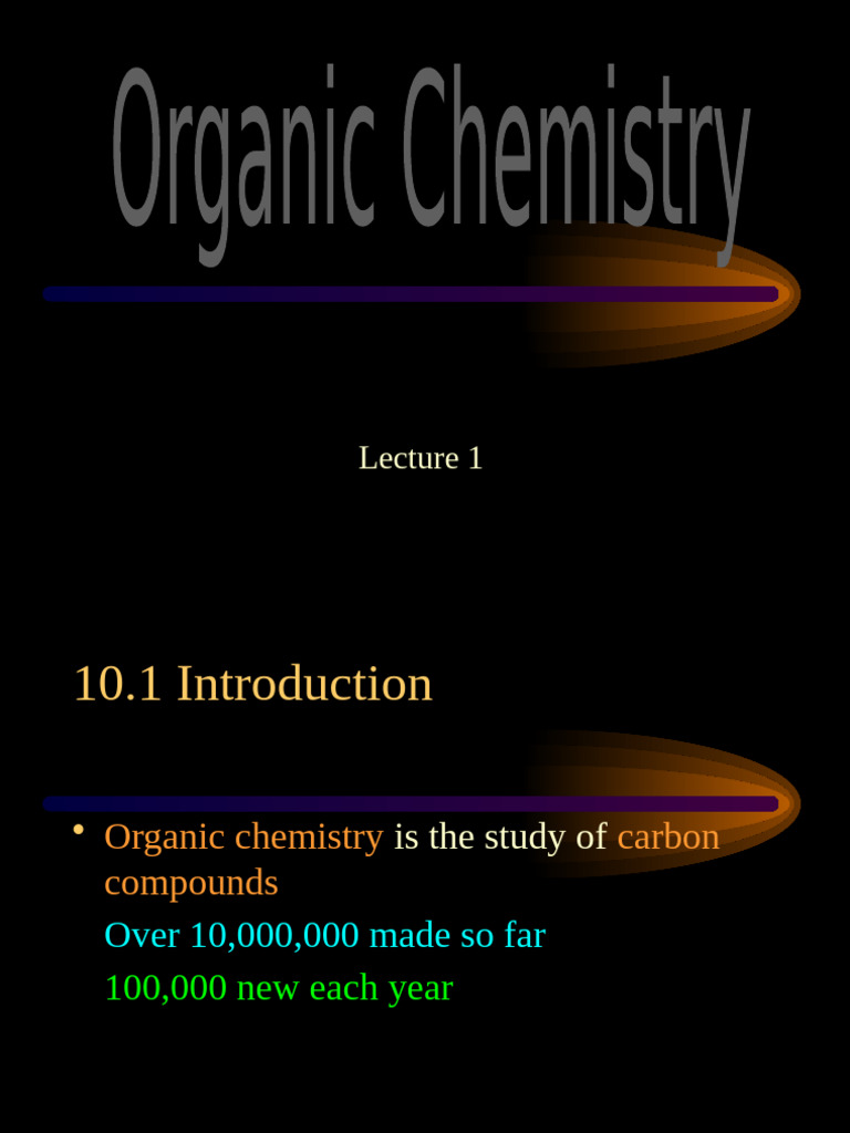 Introduction To Organic Chemistry - AyS | PDF