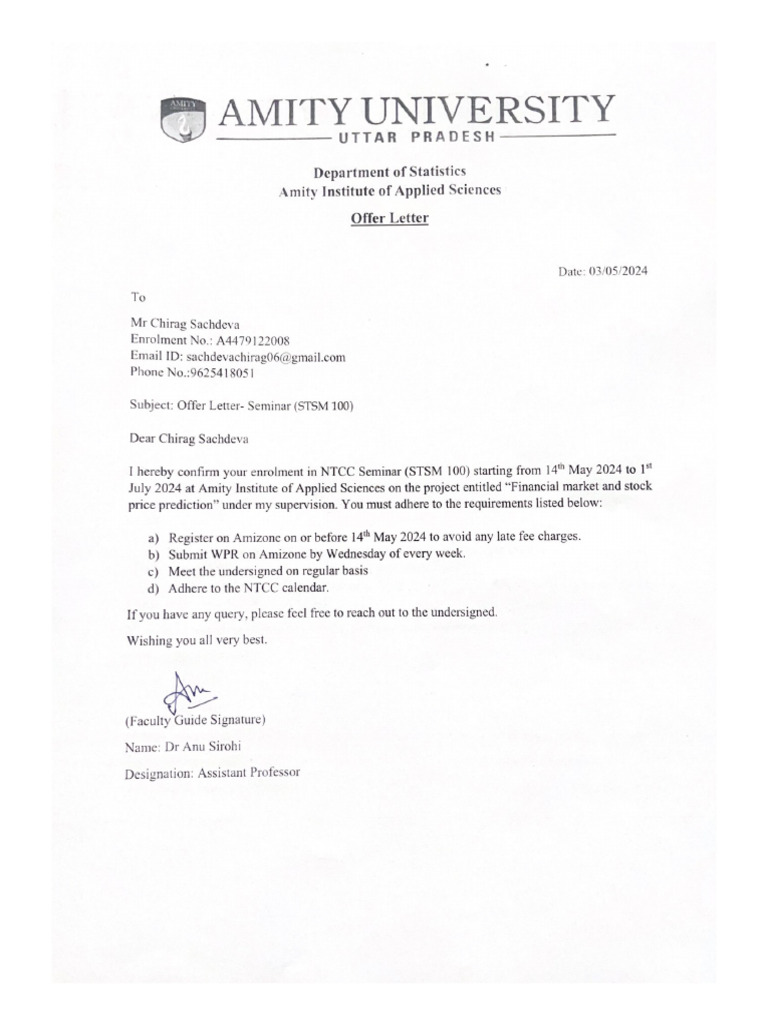 Amity University | PDF