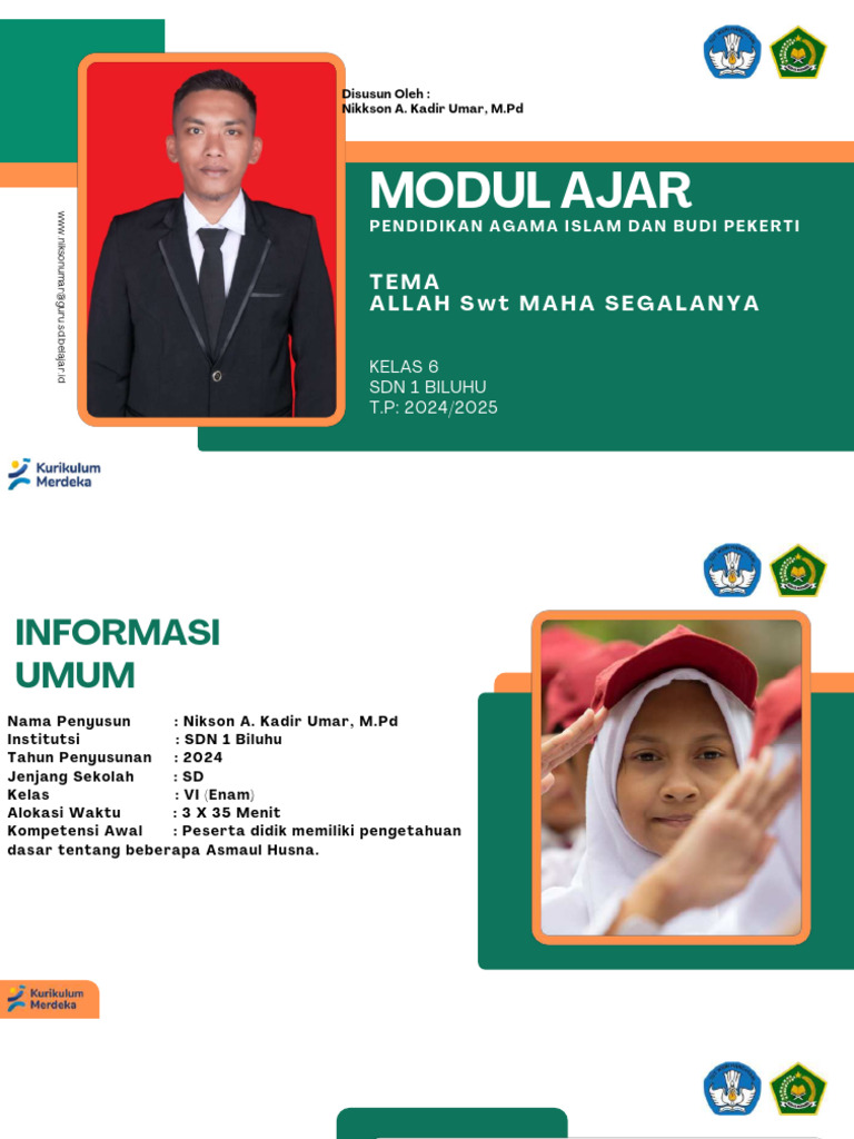 Modul Ajar PJBL (Nikson A. Kadir Umar) | PDF