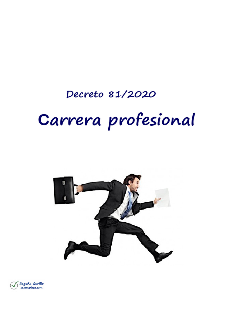 Power Point Decreto 812020 Carrera Profesional | PDF