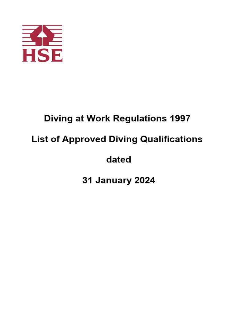 Approved-List HSE | PDF