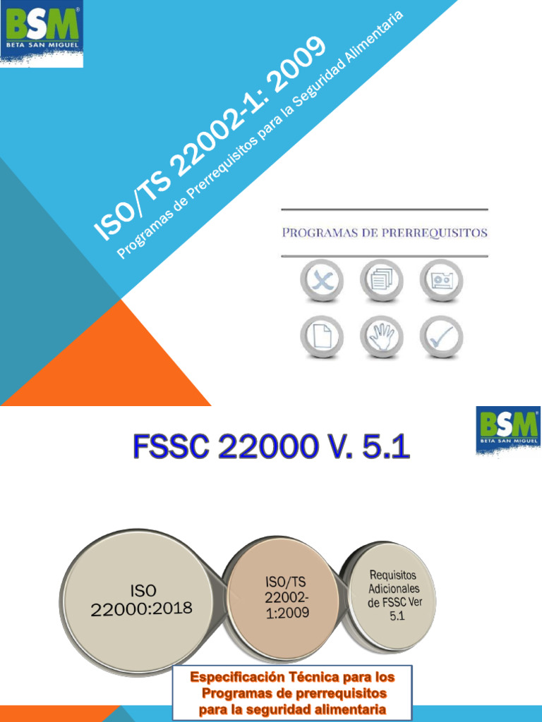 Presentacion ISO TS 22002 1 2009 BSM | PDF