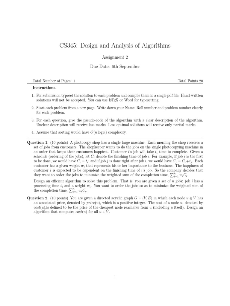 Assn 2 | PDF