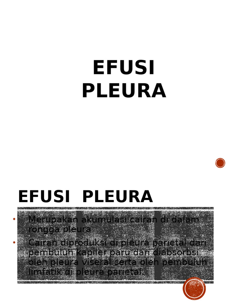 Efusi Pleura | PDF
