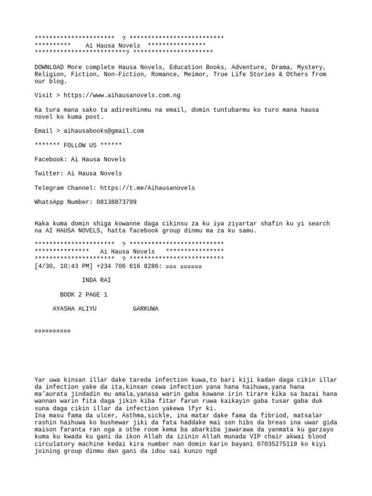 In Da Rai Book 2 by Garkuwa (WWW - Aihausanovels.com - NG) | PDF