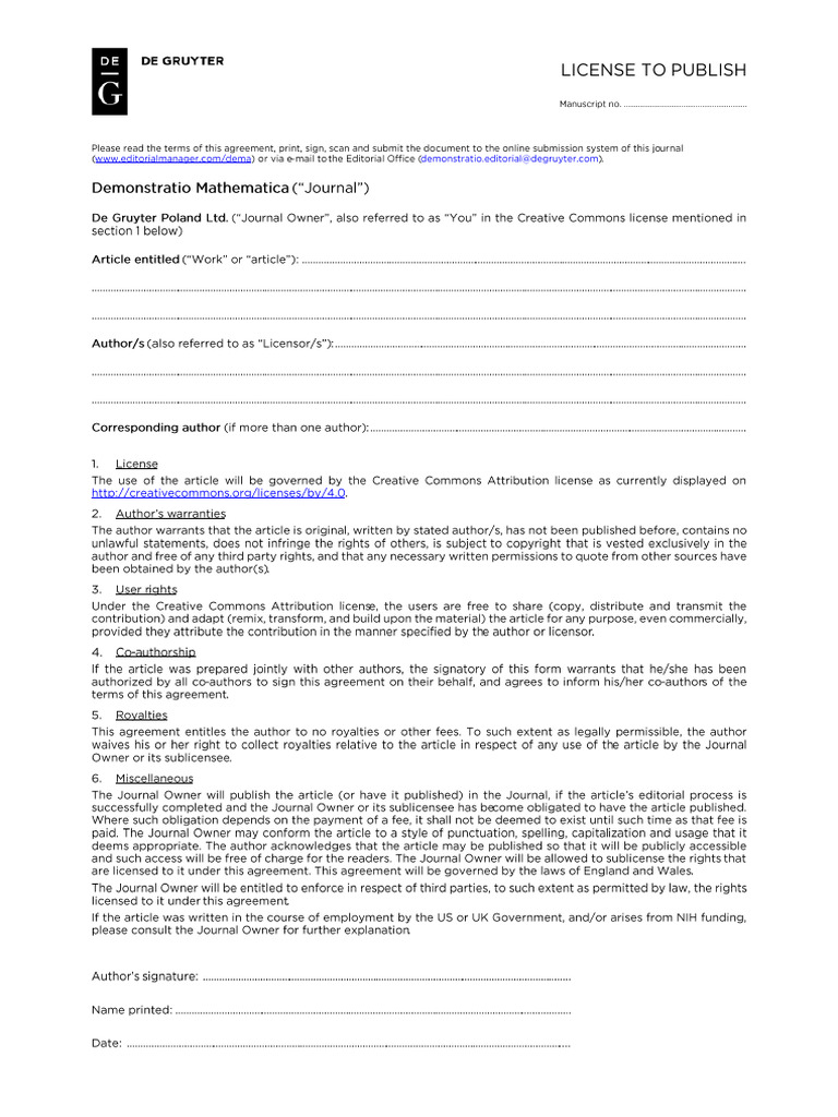 DEMA_Open Access License | PDF