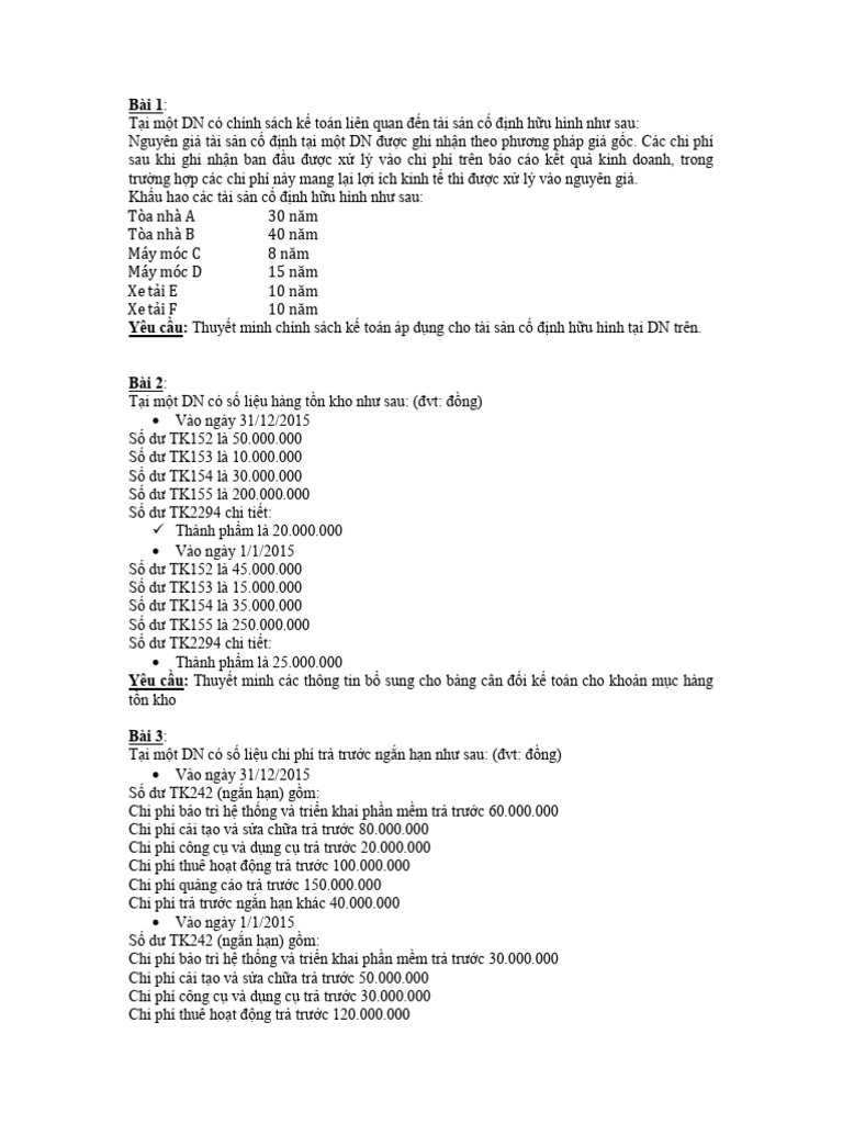 6 - Bai Tap Chuong 6 | PDF | Vietnam | Southeast Asia