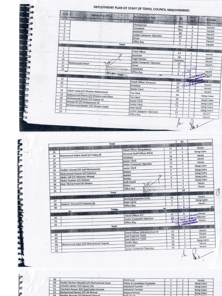 Tehsil Minchanabad | PDF