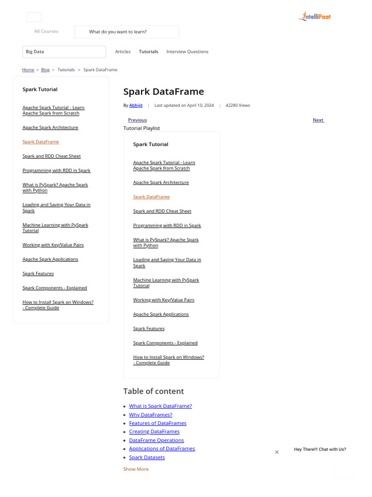 TheDataFrames in Spark - The Definitive Guide | PDF