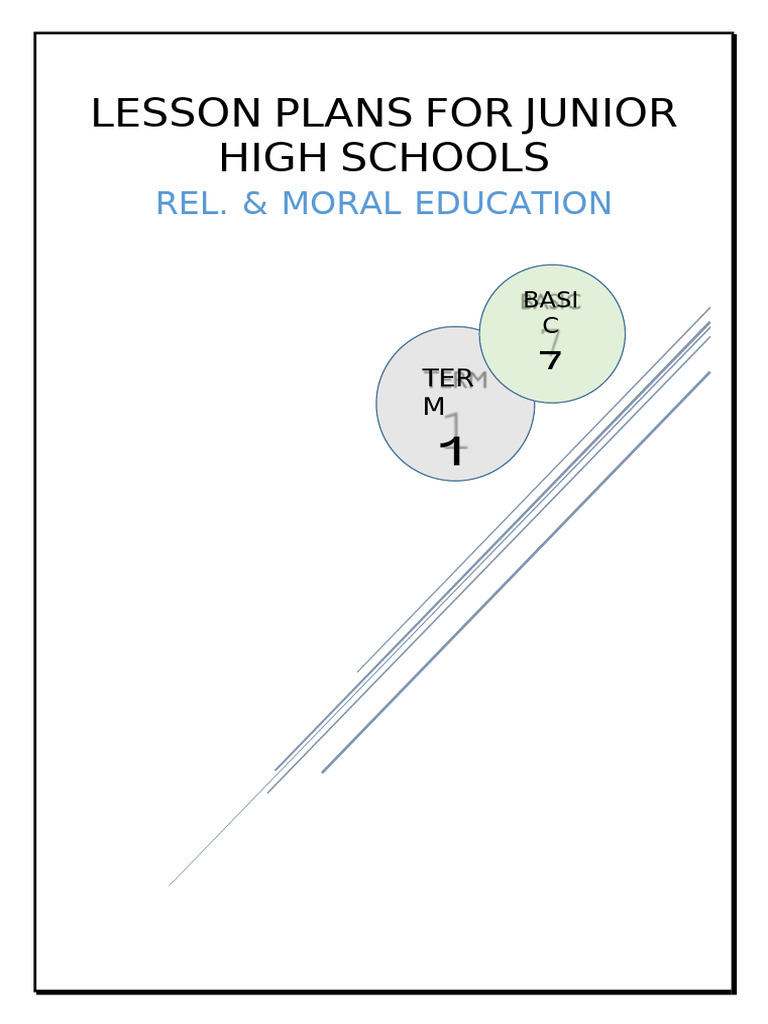 Basic 7 Term 1 Week All RME Religious and Moral Education | PDF