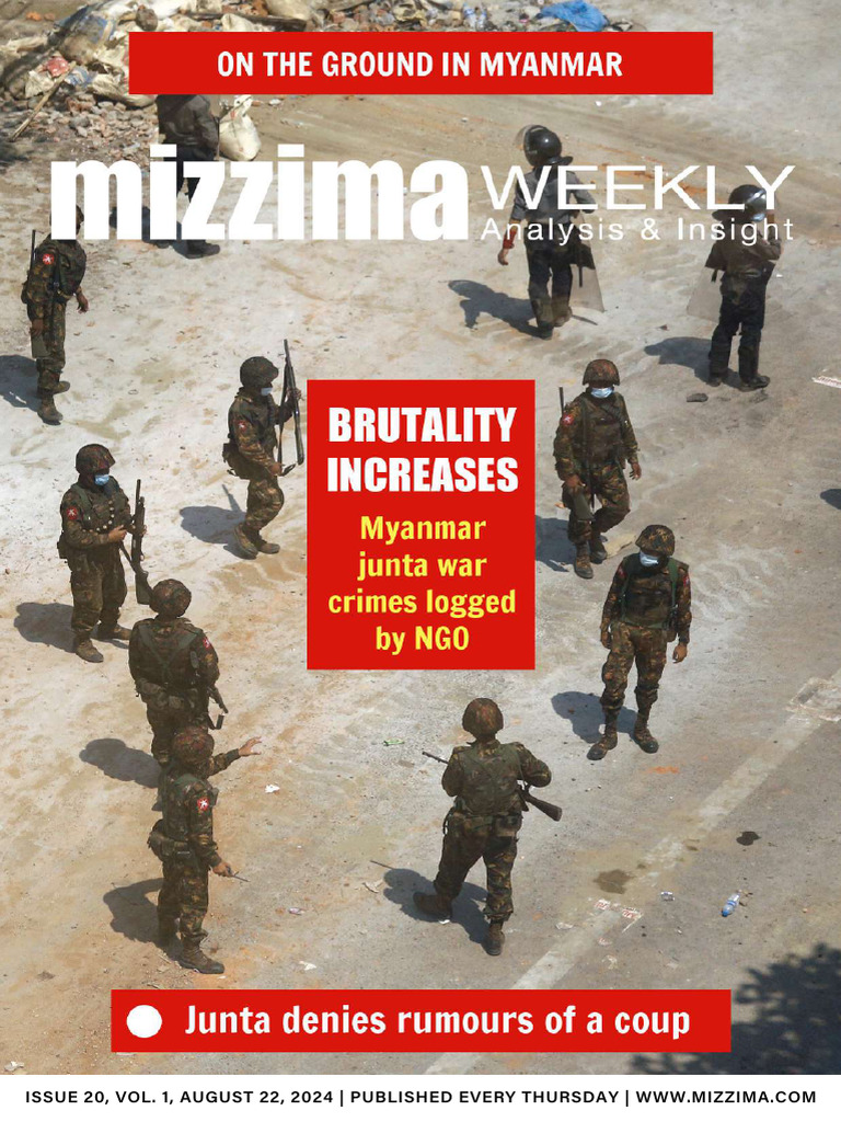 Mizzima Weekly Issue 20, Vol. 1, August 22, 2024 - Compressed | PDF