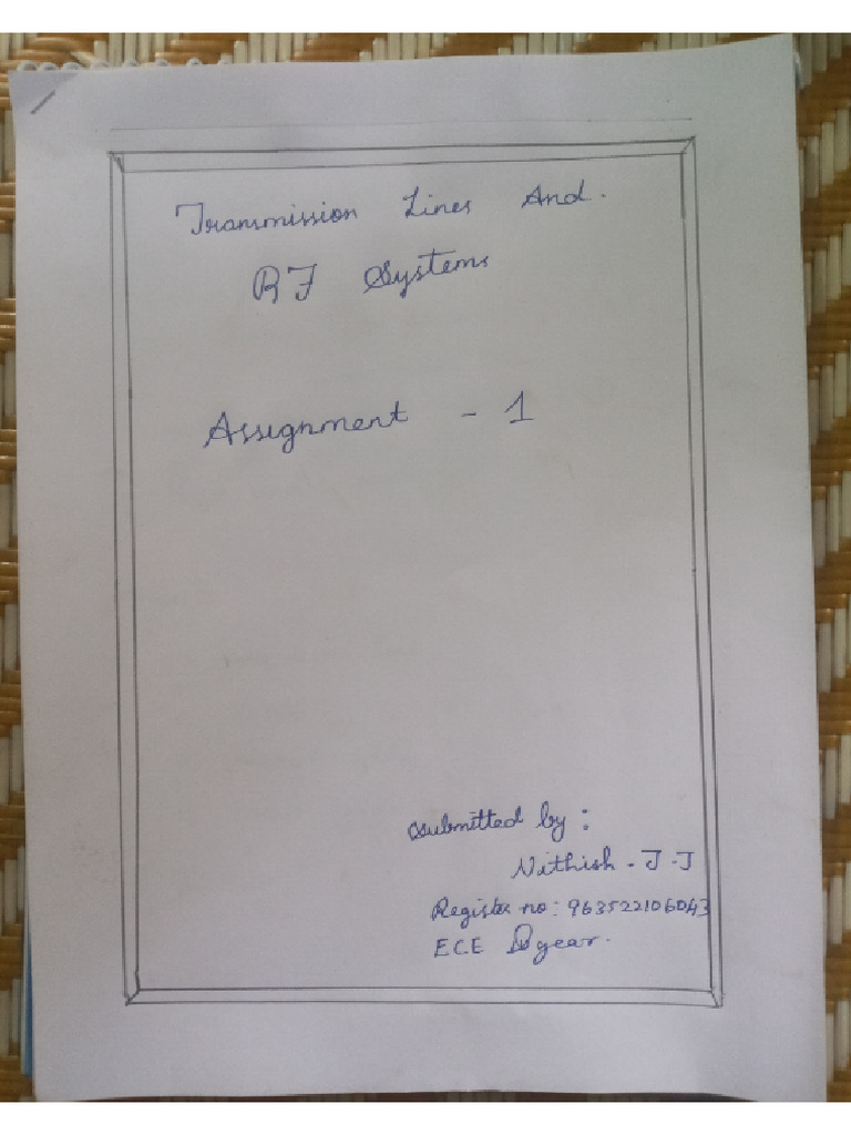 TLRS Assignment 1 | PDF