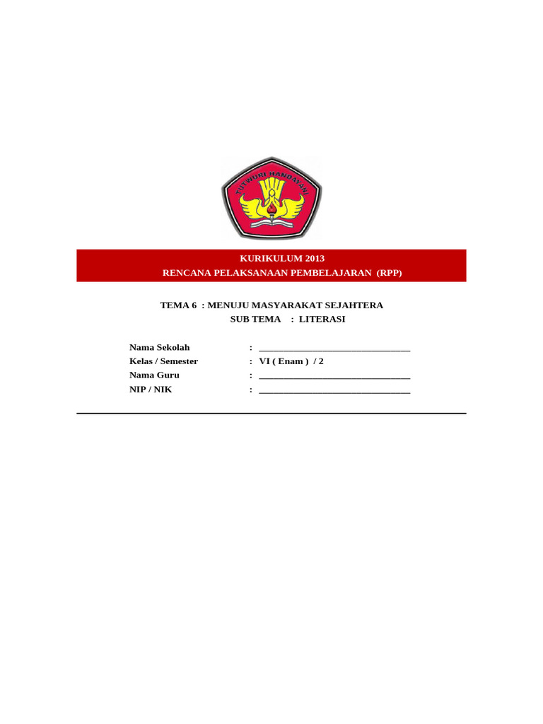 TEMA 6 Literasi | PDF