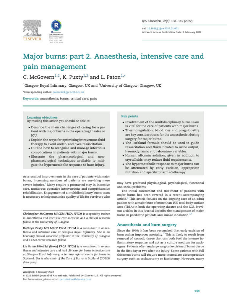 Major Burns Part 2 | PDF