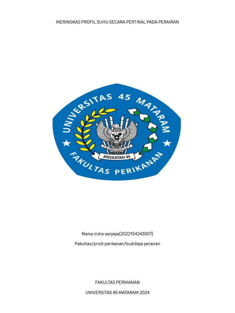 TUGAS MERINGIAS PROFIL SUHU - Docx - 20240504 - 185959 - 0000 | PDF