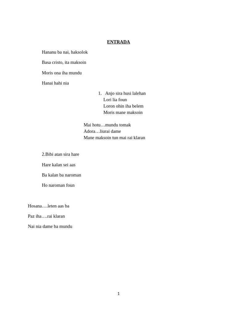 ENTRADA | PDF