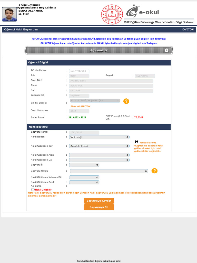 E Okul Uygulamaları | PDF