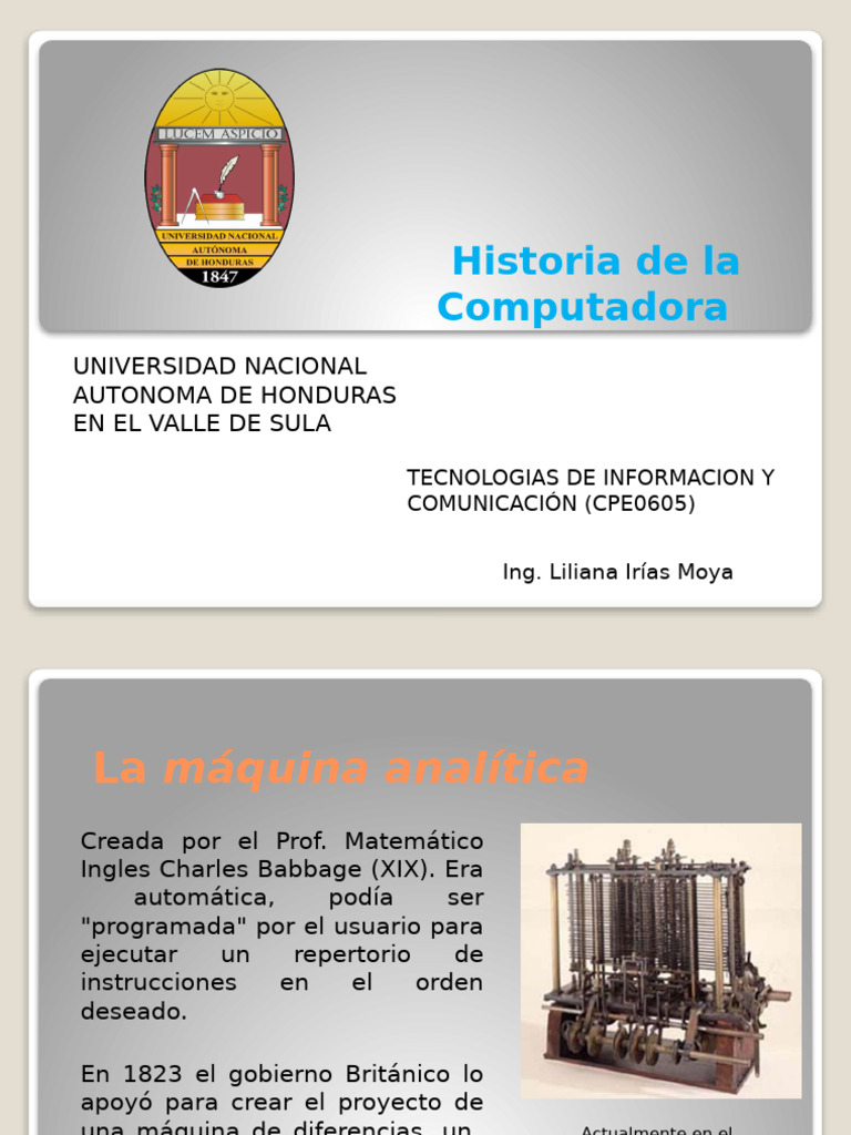 Historia de la computadora | PDF