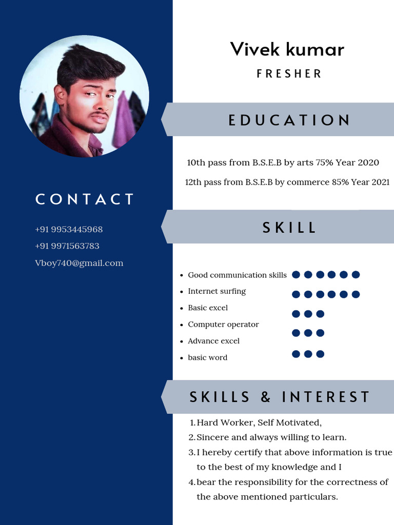 Vivek Kumar Resume | PDF