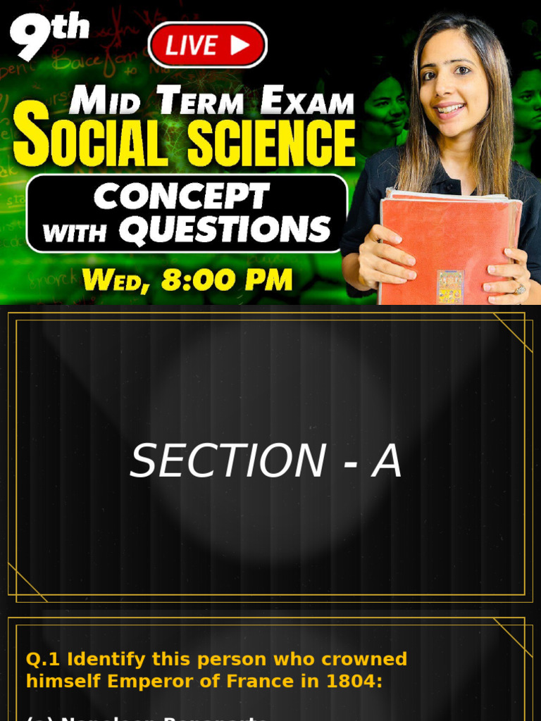 9TH Mid Term SST | PDF